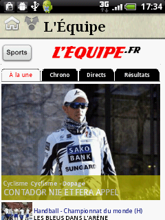 Top 5 des applications Android Janvier 2011 | iLoveTablette.com