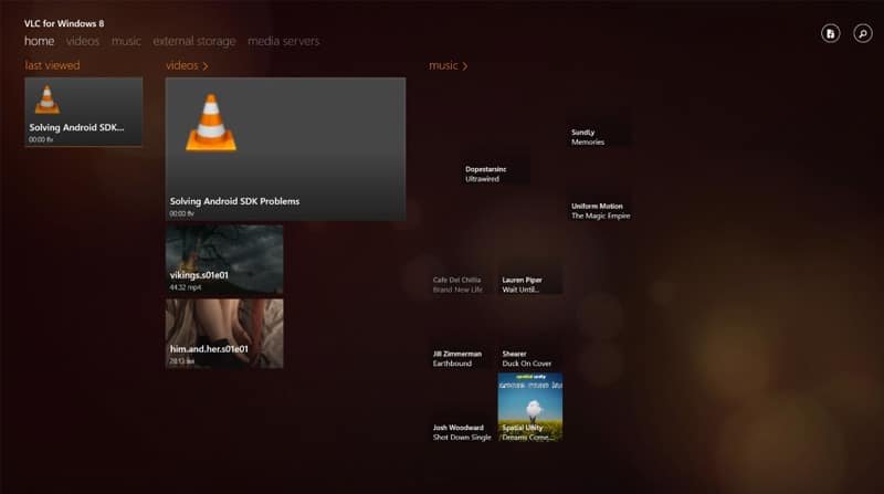 Le lecteur VLC est disponible en version bêta sur le Windows Store ...